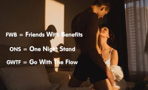 Tình dục không tình yêu: Bạn hiểu gì về FWB, ONS, GWTF?